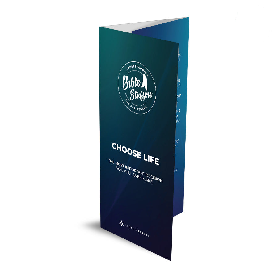 Bible Stuffer - Choose Life – Behold Israel